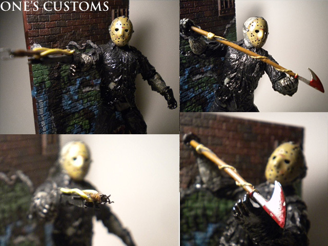 One’s Customs’ Jason Takes Manhattan Figure and Display Base